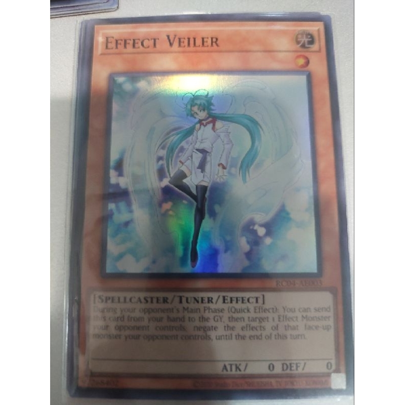 Yu-Gi-Oh Asia English: Effect Veiler ระดับ Super rare RC04-AE003 การ์ดยูกิภาษาอังกฤษของแท้ ...
