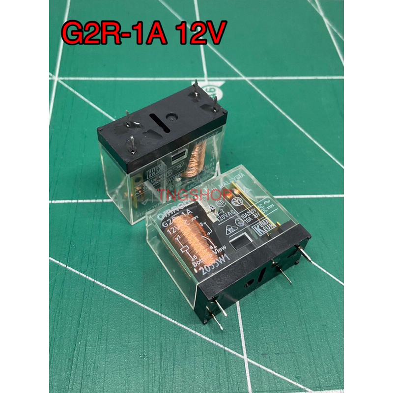 รีเลย์ รุ่น G2R-1A 12VDC รีเลย์ 4 ขา. 1คอนแทค 1NO. บอร์ดคอนโทรล ...