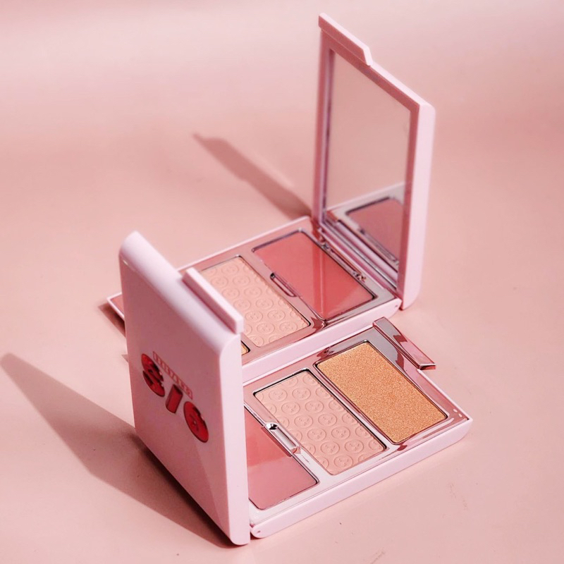 เหลือ 999 ฿ โค้ด {GAHA3T} ONE/SIZE BEAUTY Cheek Clapper 3D Blush Trio ...