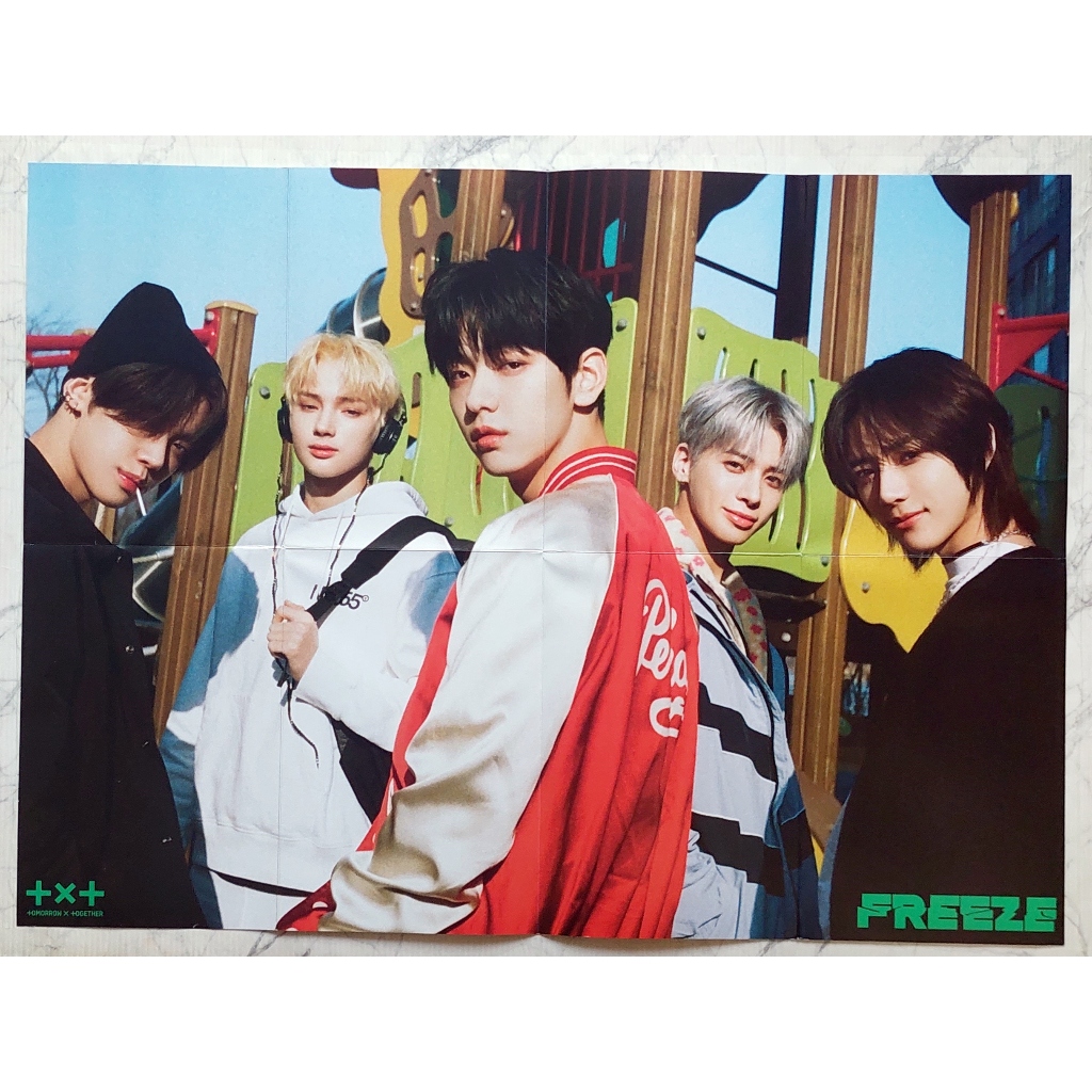 โปสเตอร์ พับ จาก CD อัลบั้ม TXT - The Chaos Chapter: FREEZE Album เวอร์ ...