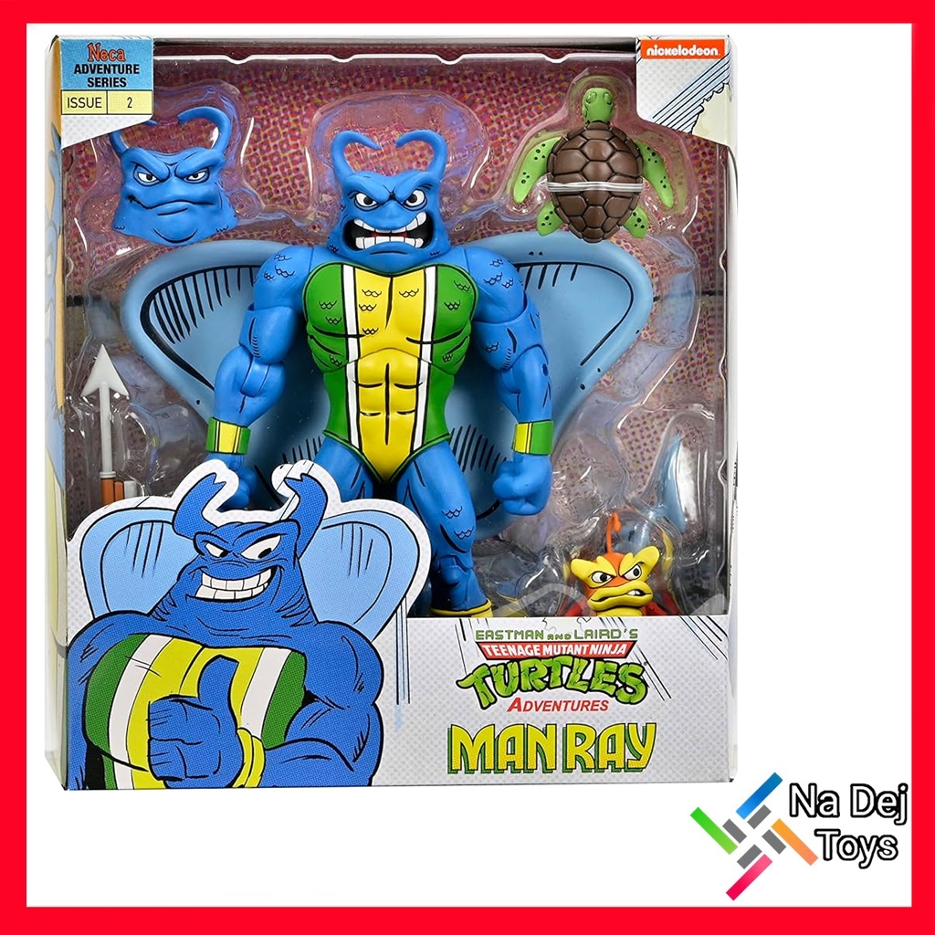 NECA TMNT Adventure Series Man Ray 7" Figure นินจาเต่า แอดเวนเจอร์ ซีรี ...