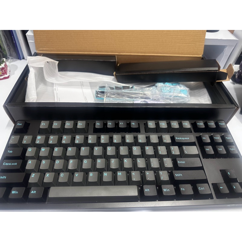 Akko 3087 Plus Black & Cyan 87 ปุ่ม (มือ 2) | Shopee Thailand