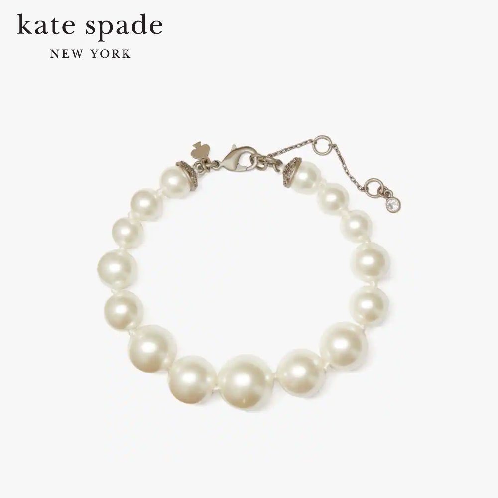 KATE SPADE NEW YORK PEARLS, PLEASE PEARL BRACELET KE968 กำไลข้อมือ ...