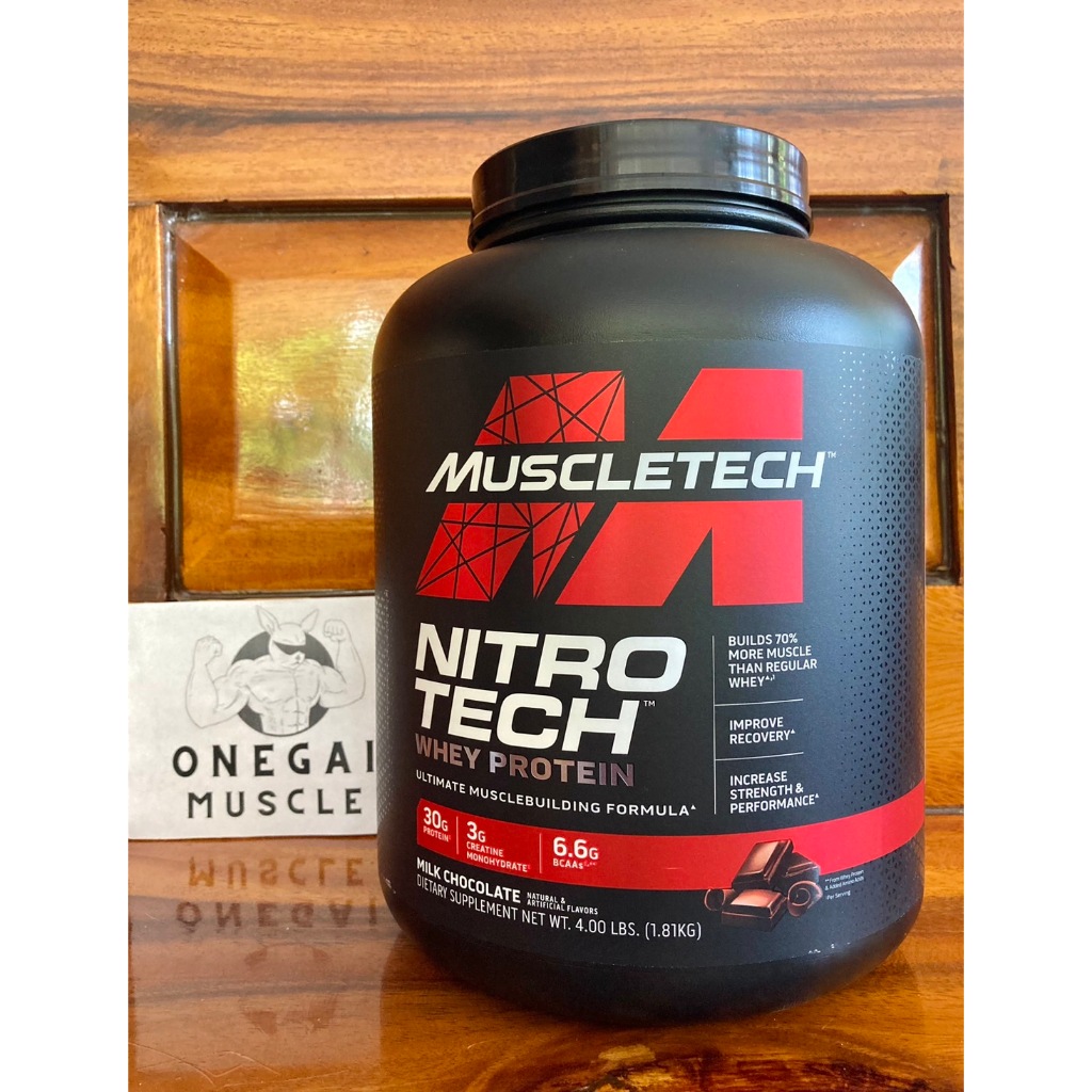 Muscletech Nitro Tech Whey Protein 4LBS | Shopee Thailand
