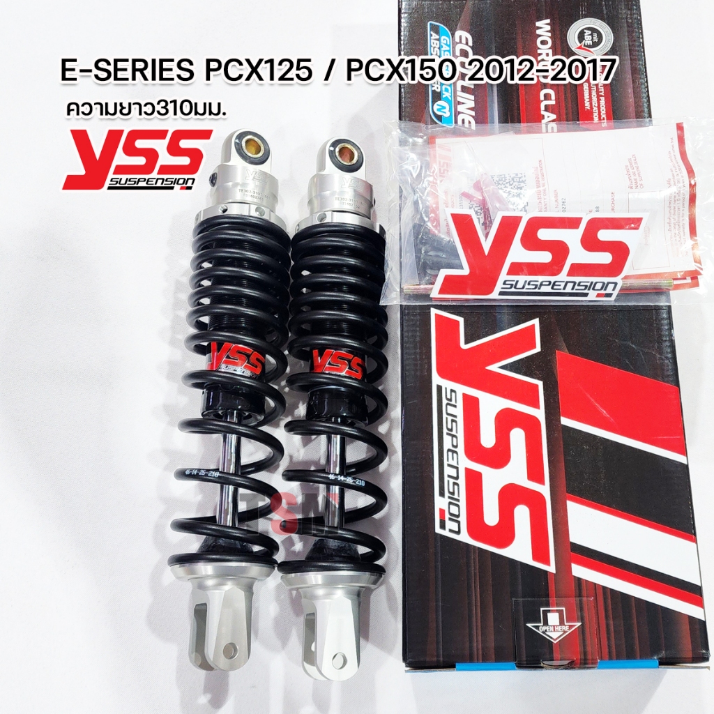 โช๊คแก๊ส YSS E-Series PCX125/PCX150 ปี2012-2017 ยาว310มม. ของแท้100% ...