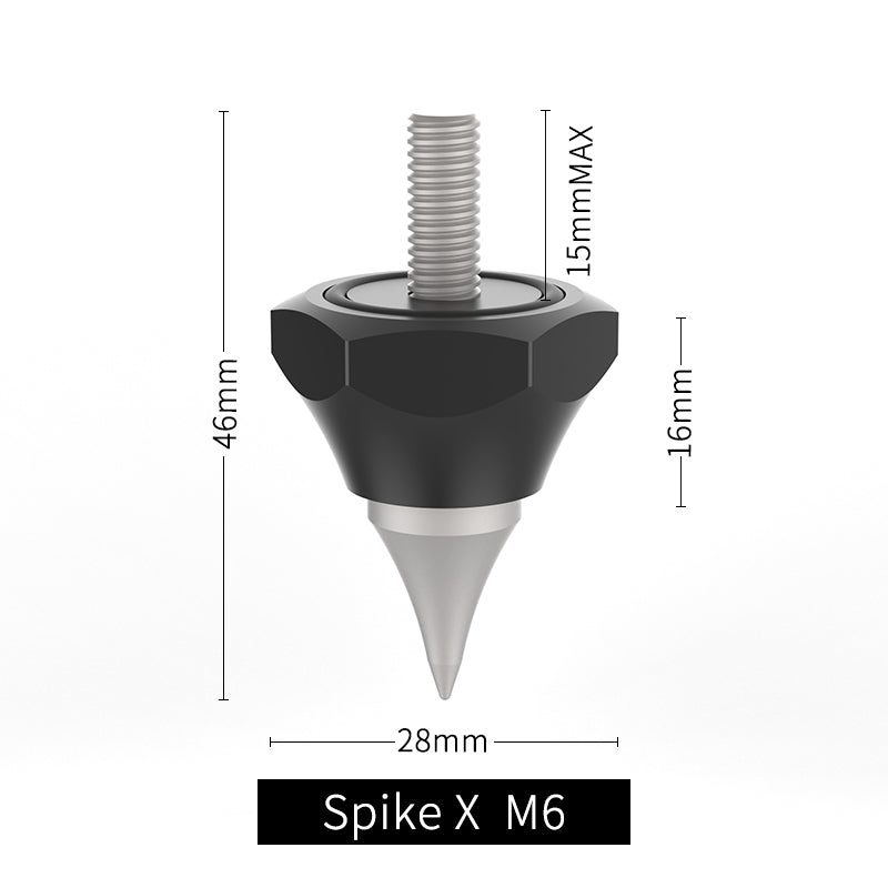 AUDIO BASTION SPIKE X Spike stainless steel +aluminium M6 / M8 / M10 ...