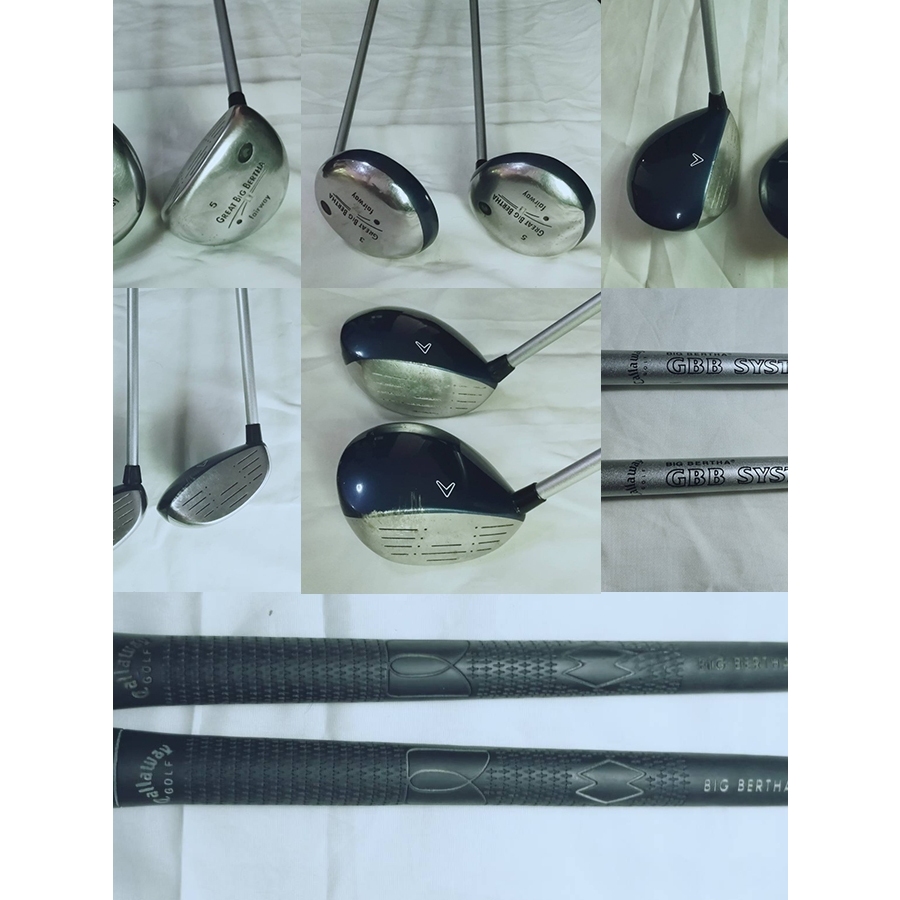 ไม้กอล์ฟแฟร์เวย์มือสอง แพ็คคู๋ Callaway Great Big Bertha FW3 + FW5 ก้านกราไฟท์ Callaway GBB ...