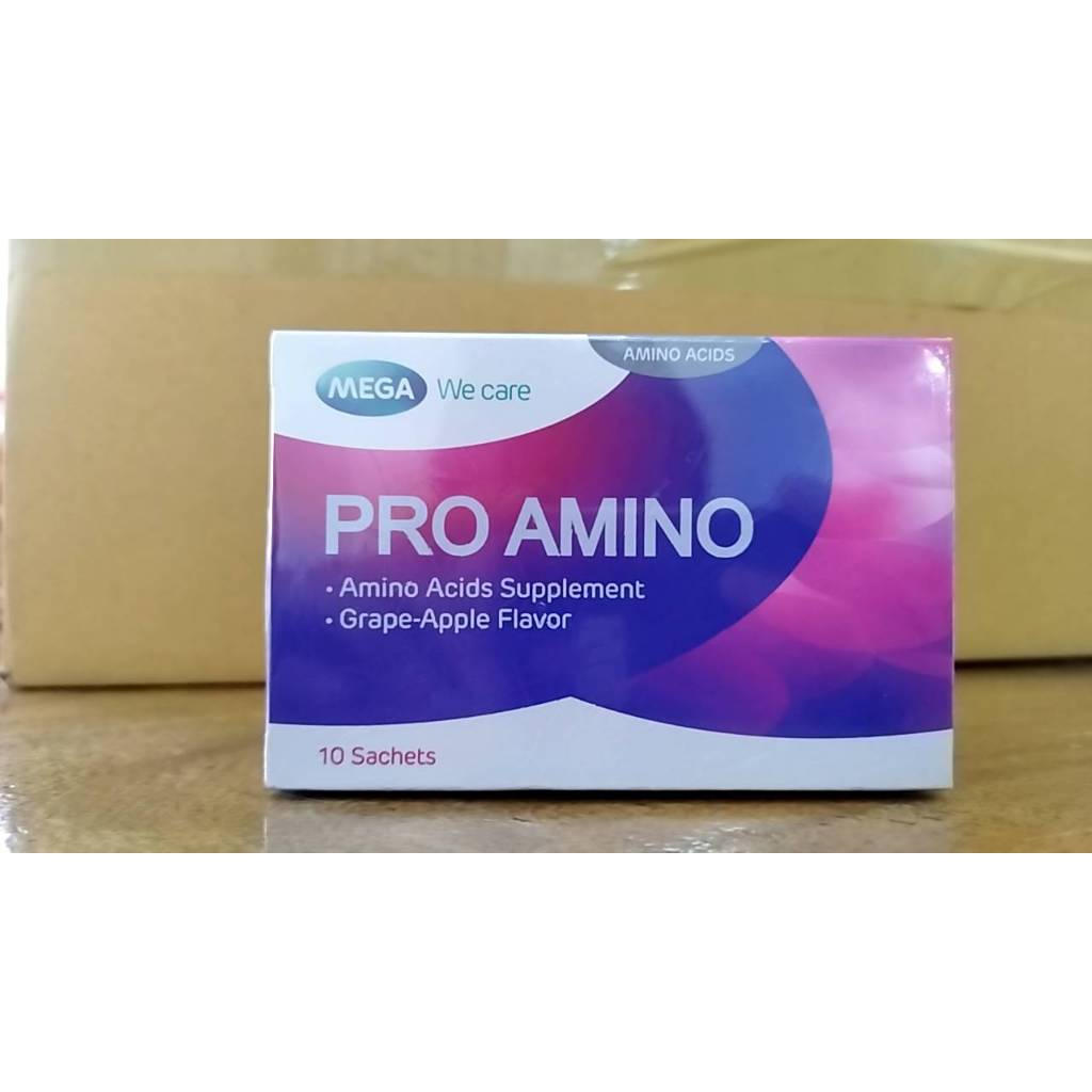 Mega Pro Amino เมก้า โปร อะมิโน (10 ซอง / กล่อง) | Shopee Thailand