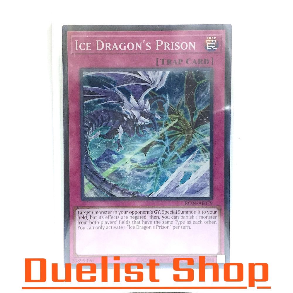 Ice Dragon's Prison (SR) Trap [Normal] ชุด RC04-AE079 การ์ดยูกิโอ (Yu-Gi-Oh!) OCG Asia ENG ...
