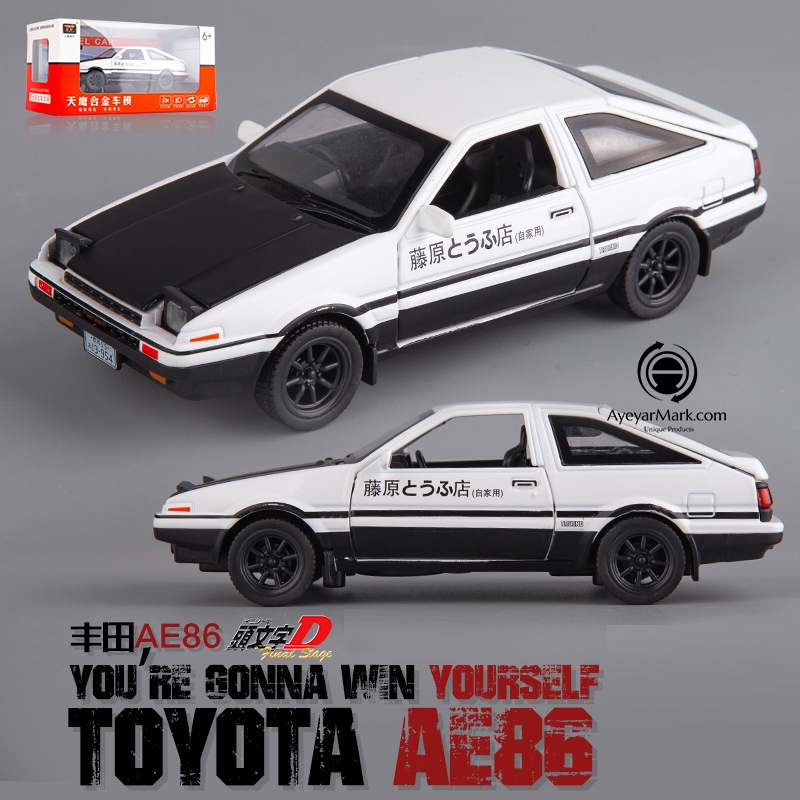 Diecast Metal Toyota AE86 with display box (1:32) | Shopee Thailand