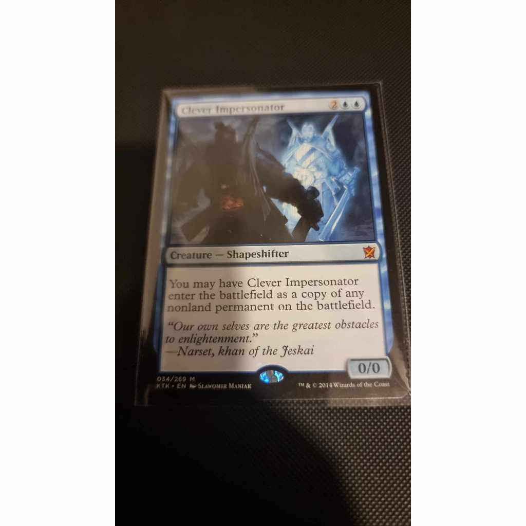 Clever Impersonator การ์ด Magic The Gathering ของแท้ จากชุด Khans of Tarkir | Shopee Thailand