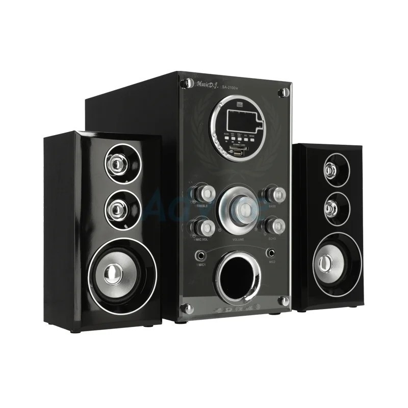 ลำโพงบลูทูธ + BLUETOOTH +FM,USB 2.1 Music D.J. SA-2100W | Shopee Thailand