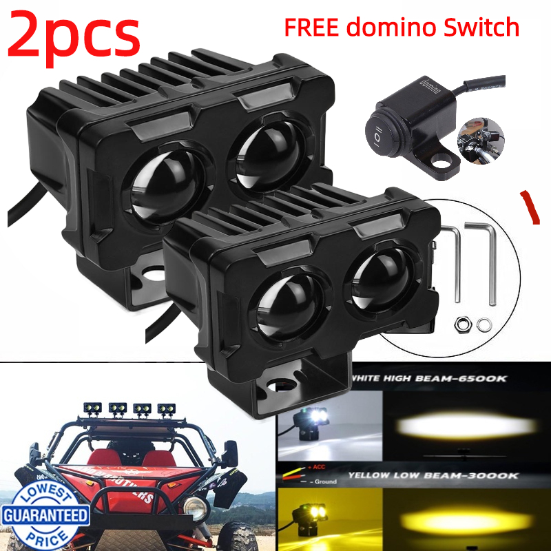 HL 3inch Square LED Work Light Bar Spot Pods Driving LED Light Bar Fog ...