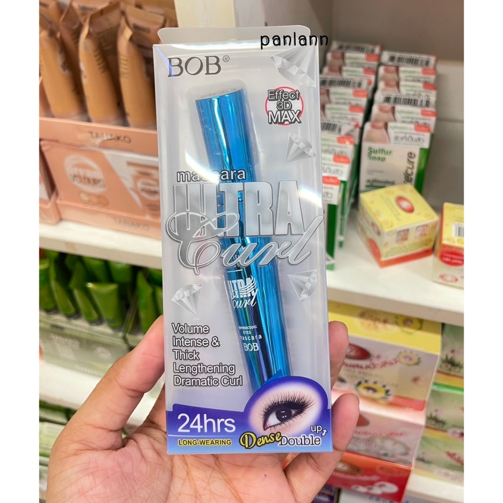 BOB มาสคาร่า (สีฟ้า) BOB Effect 3D MAX Ultra Curl Mascara | Shopee Thailand