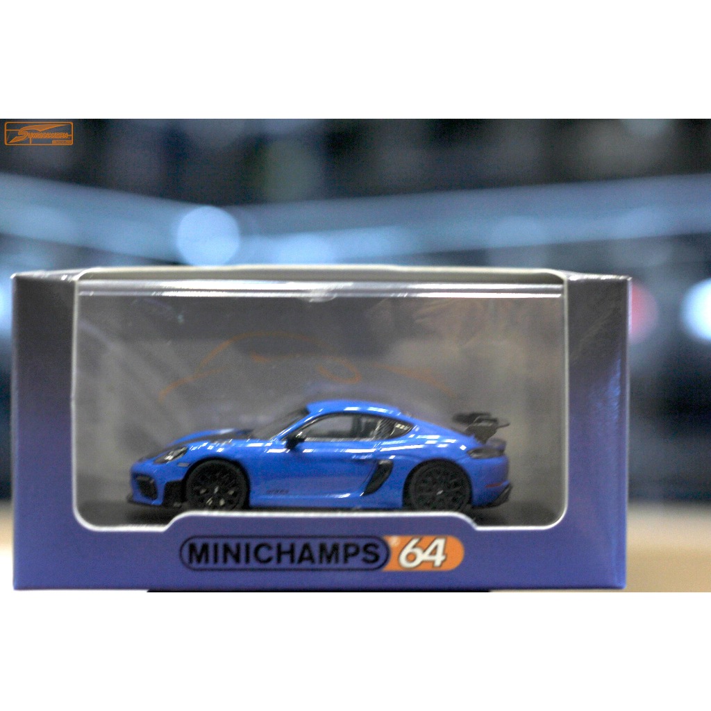 MINI CHAMP 1/64 Porsche Cayman GT4 RS-2022 Blue | Shopee Thailand