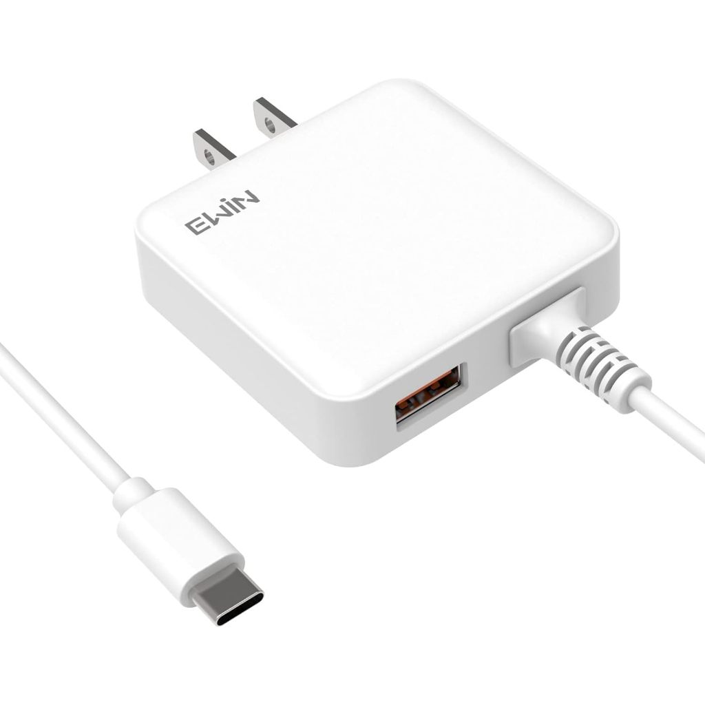 สาย+หัวชาร์จพกพา EWiN Rapid Charger, type-c PD3.0, 20W, USB-A, QC3.0 ...