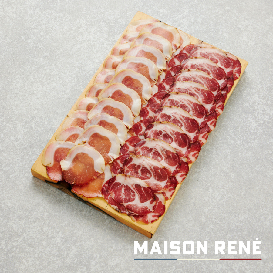 Assorted Salumi Spicy Lomo and Coppa 700 g sliced packs (Lomo x5, Coppa ...