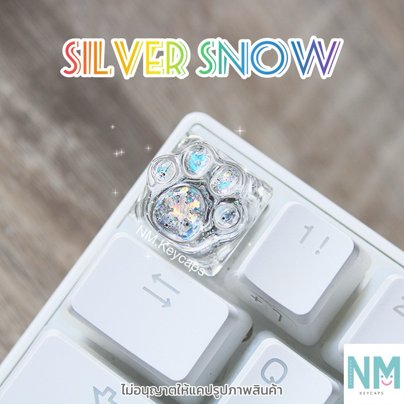 Keycaps Meow Hologram สำหรับ Mechanical Keyboard | Shopee Thailand