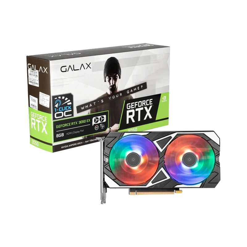 RTX 3050 EX 8GB GDDR6 128BIT :VGA GALAX DisplayPort 1.4a, HDMI 2.1 ...