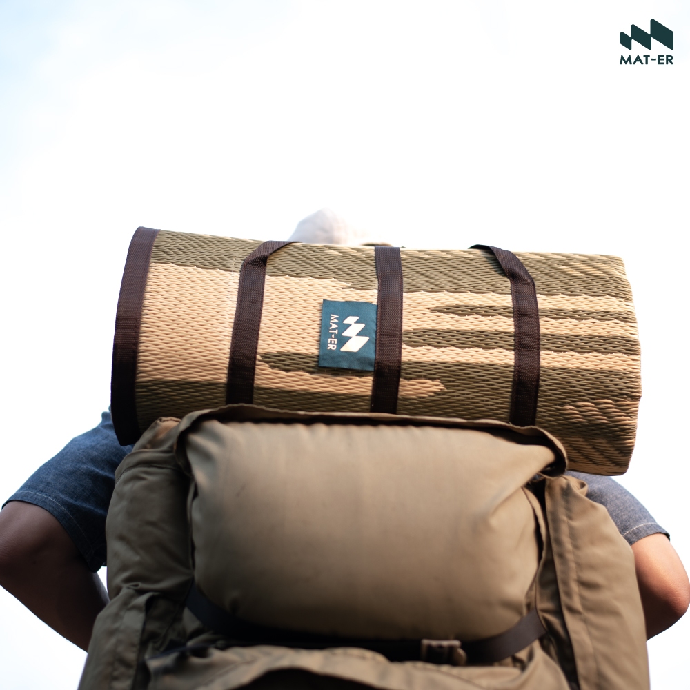 เสื่อพับพกพา Mat-er ลาย Tha-ra Olivegreen Folding Mat 150x200 cm ...