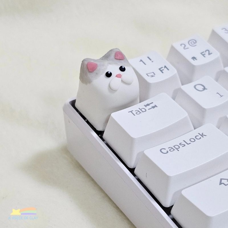 Meow Meow Keycap handmade คีย์แคปแมวเหมียว | Shopee Thailand