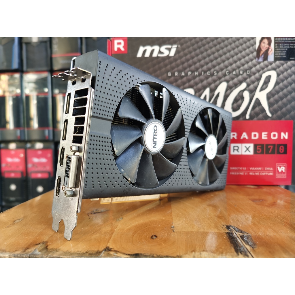 การ์ดจอ AMD RX580 4G-8G//RX570 4G-8G//RX480 4G-8G//RX470 4G-8G มือสอง ต่อไฟเพิ่ม 8พิน | Shopee ...