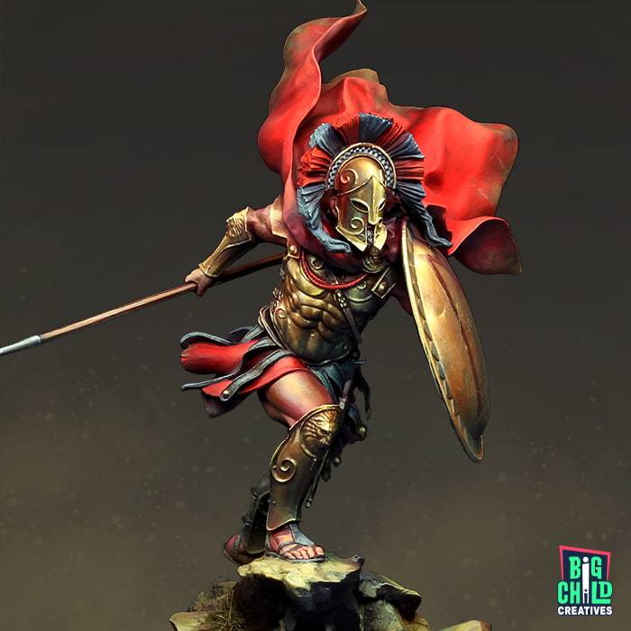(PREORDER) Epic History : Spartan Noble 75mm - Big Child Creatives ...