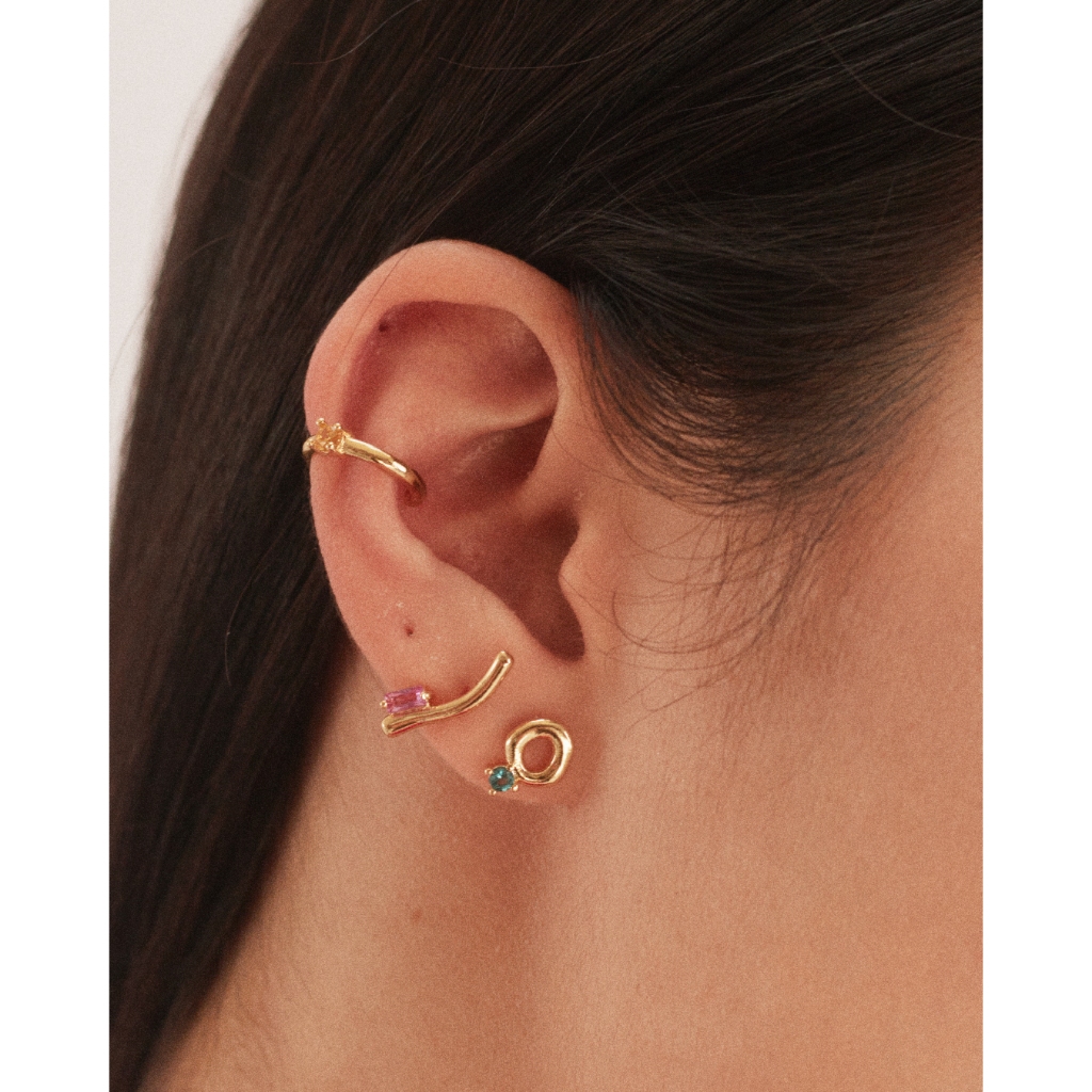 Julys - coral ear cuff (ราคาต่อชิ้น) | Shopee Thailand