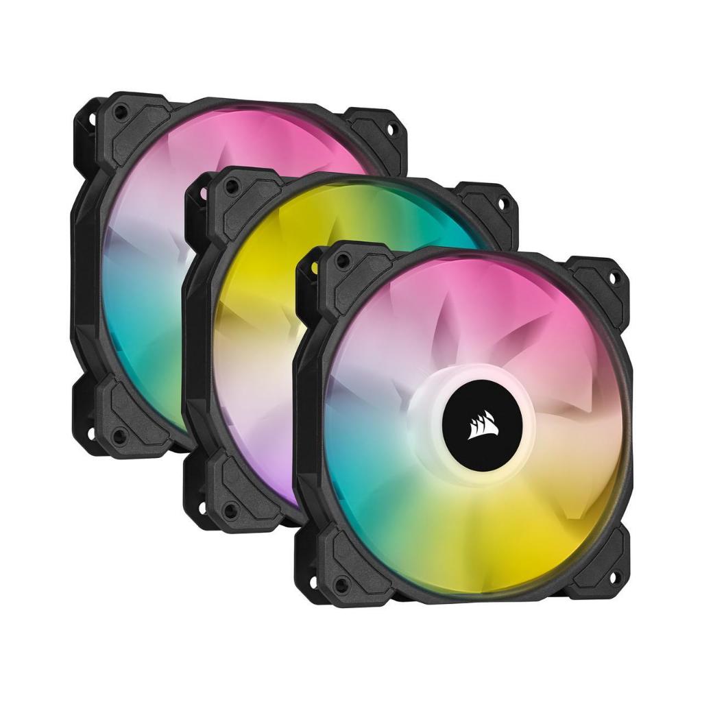 CASE FAN (พัดลมเคส) CORSAIR ICUE SP120 RGB ELITE TRIPLE PACK WITH ...