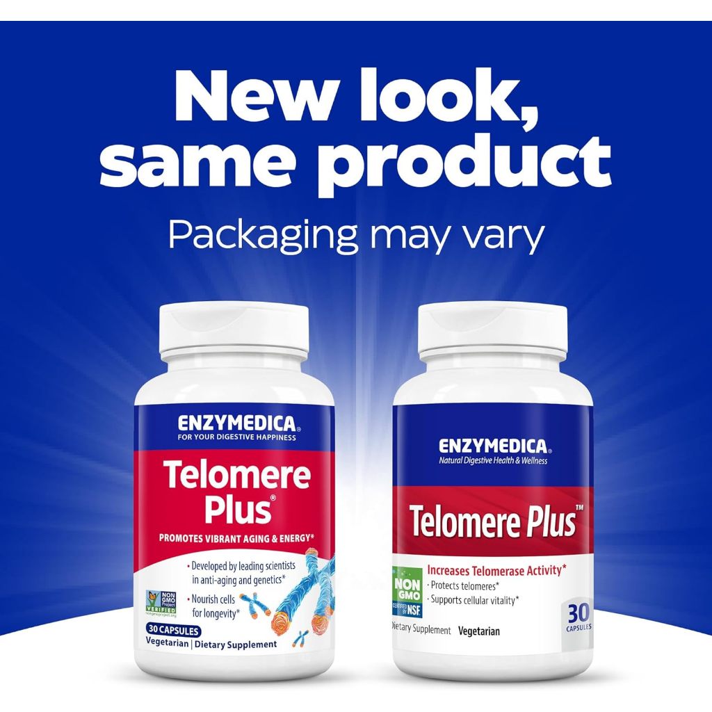Enzymedica Telomere Plus 30 แคป หมดอายุ 08/2025 | Shopee Thailand