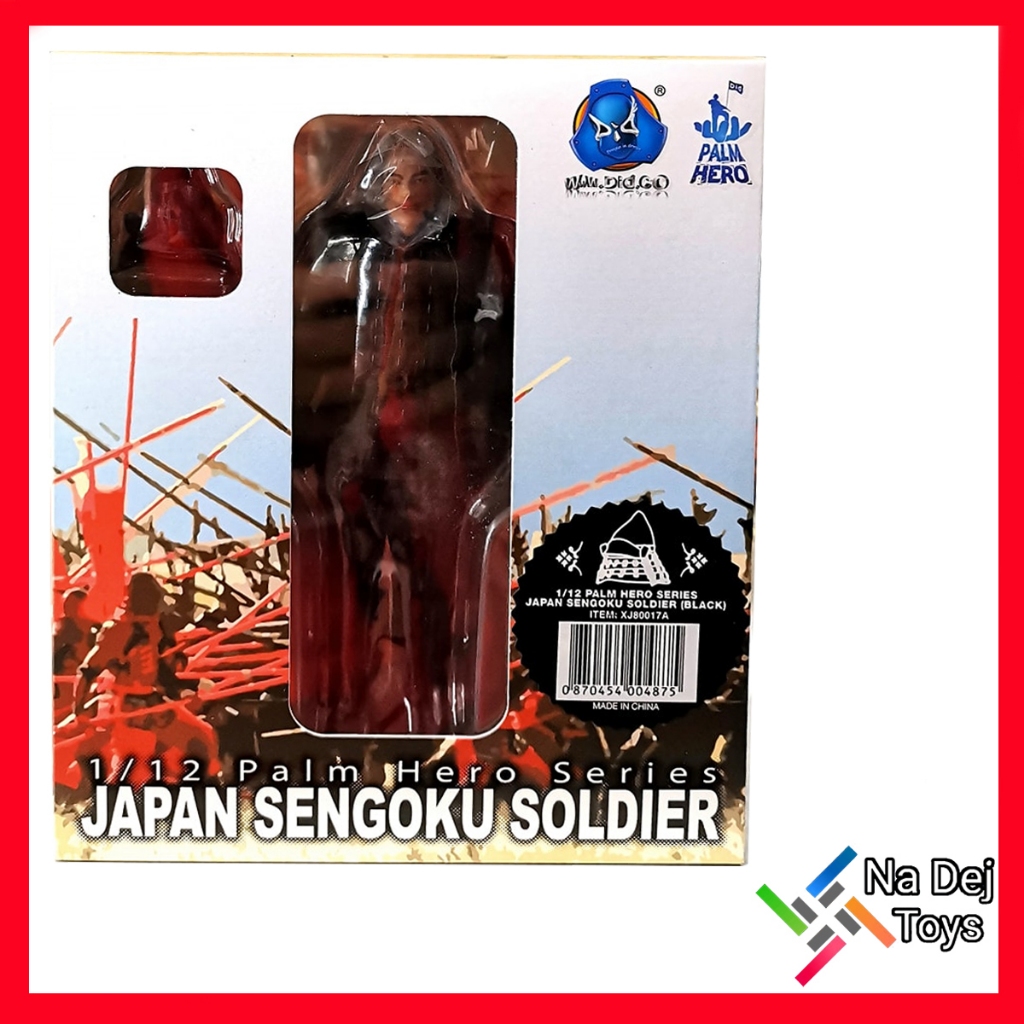 DID Toys Samurai Sengoku Soldier (Black) 6" Figure ดีไอดีทอยส์ ซามูไร ...