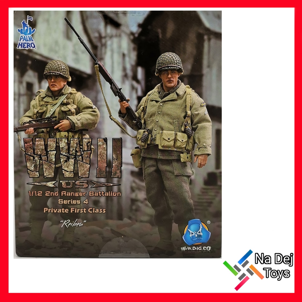 DID Toys WWII US Private First Class Reiben 6" Figure ดีไอดีทอยส์ พล ...