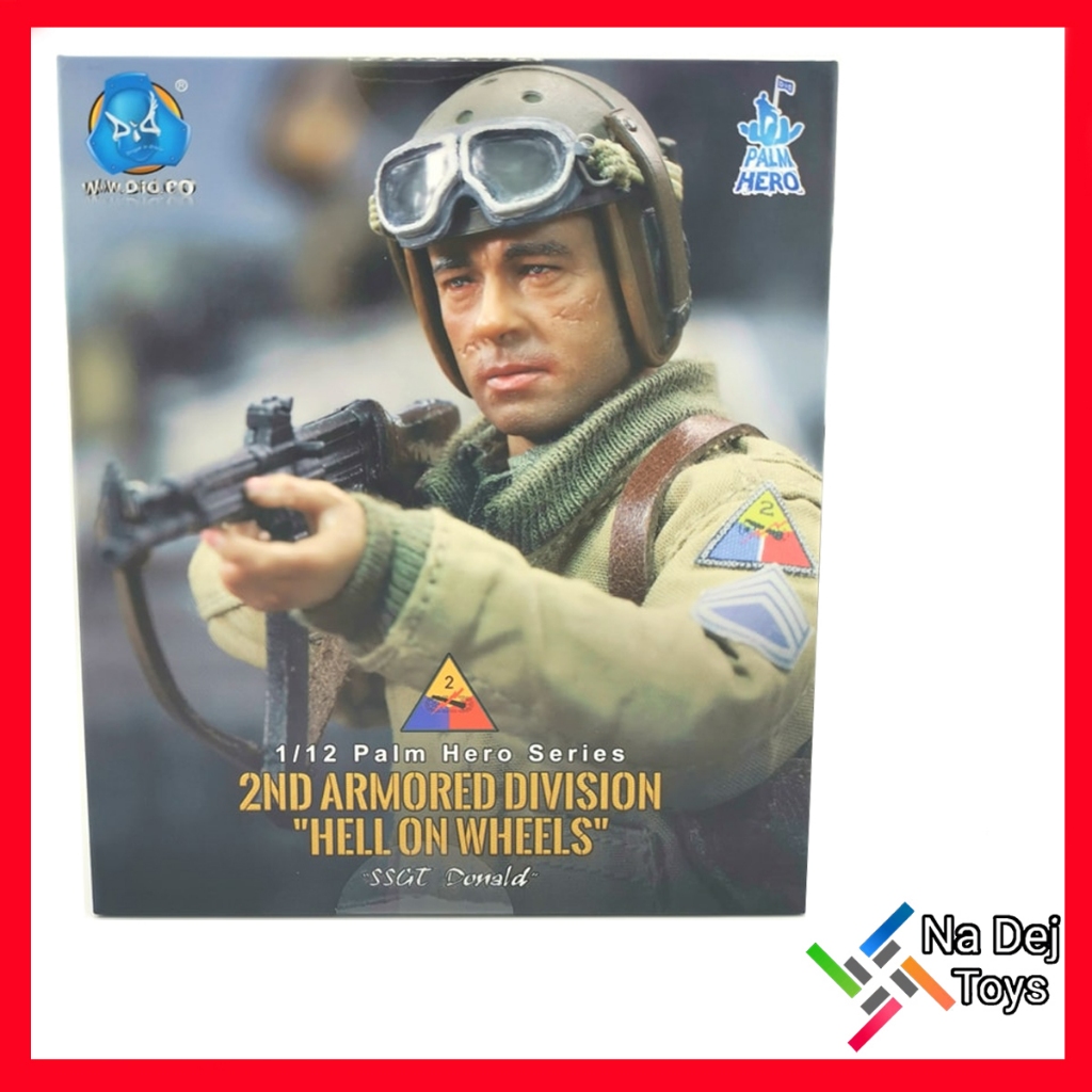 DID Toys 2nd Armored Division SSGT Donald 6" Figure ดีไอดีทอยส์ กองพัน ...