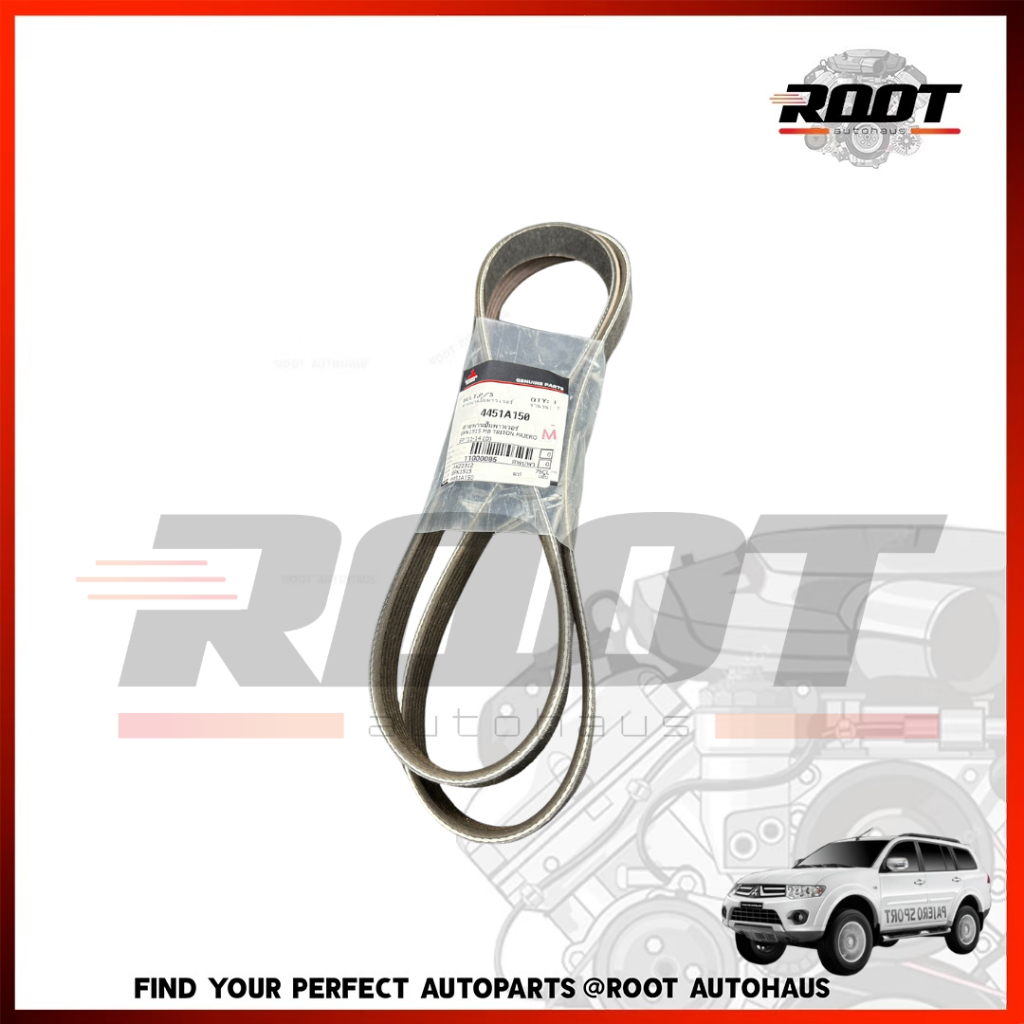 สายพานหน้าเครื่อง MITSUBISHI TRITON, PAJERO SPORT ปี2011-2014 แท้ ...