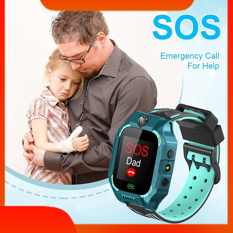Kids Smart Watch สำหรับเด็ก SOS&SIM Card โทรออกด้วยเสียง 🌈การวางตำแหน่ง ...