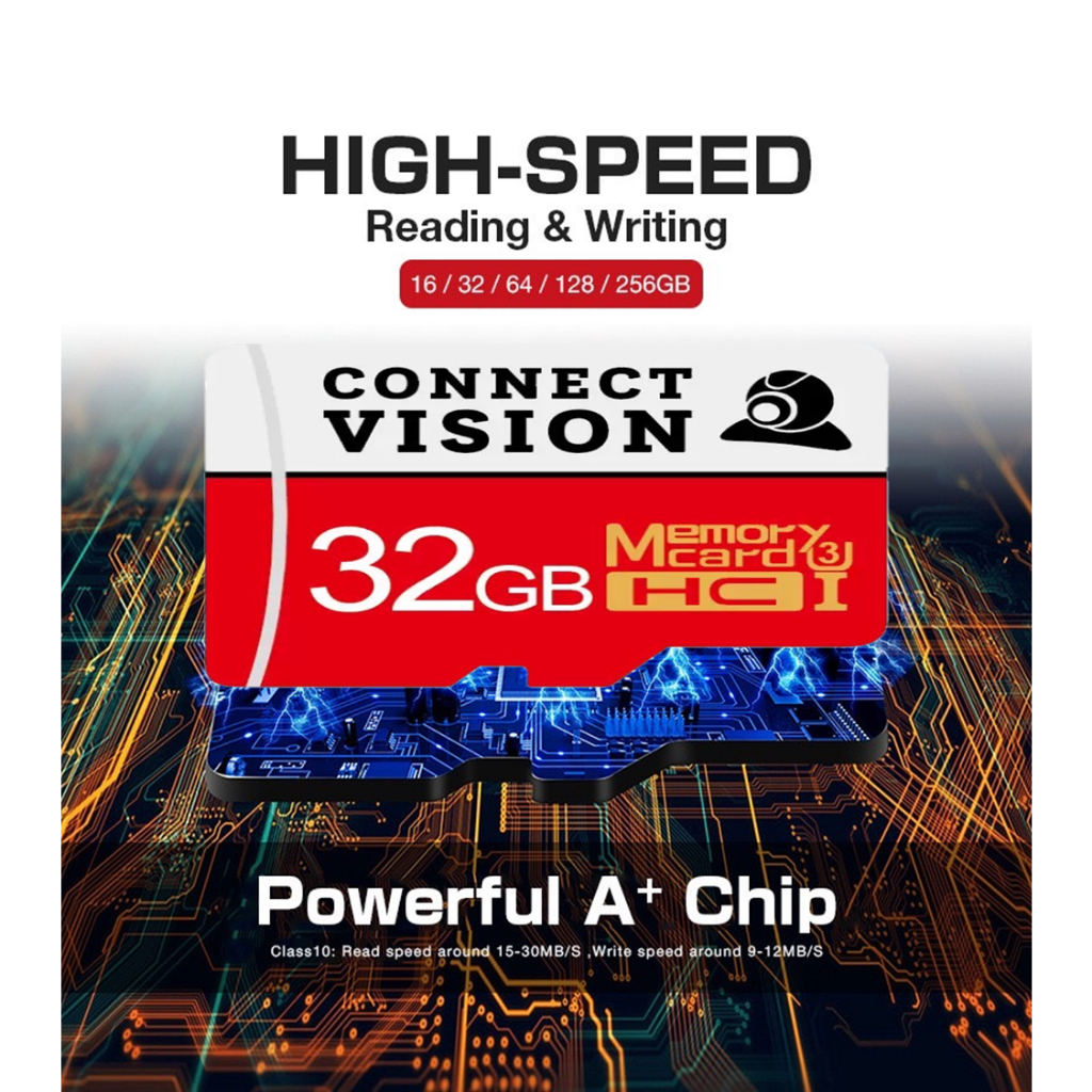 Connect Vision Micro SDCard 32GB Top U3 (UHS Speed Class 3) เมมโมรี่ ...