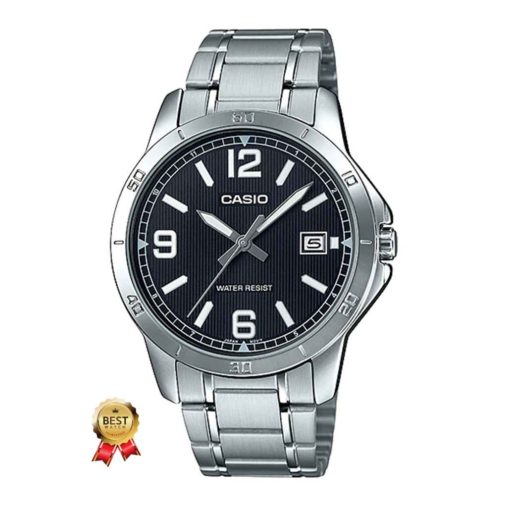 แท้แน่นอน 100% หายากสุดๆ กับ Casio MTP-V004D-1B2 อุปกรณ์ครบทุกอย่าง ...