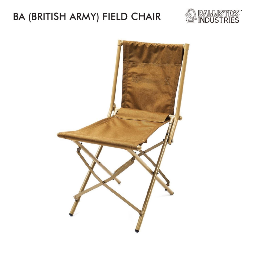 Ballistics BA (British Army) Field Chair เก้าอี้สนามแบบพับ ถอดประกอบและ ...