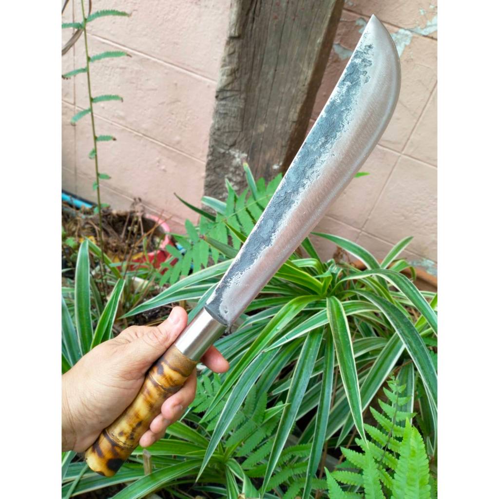 มีดลาบ มีดอีเหน็บ E-Nep มีดเหน็บ มีดมาเชเต้ มีดใบตาย มีดเดินป่า มีดแคมป์ 10.5” SUP9 ตีร้อนชุบ ...