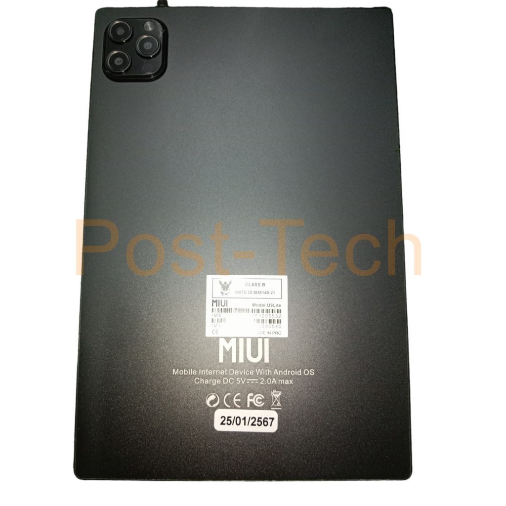 MIUI U9 Lite 2024แท็บเล็ต โทรได้ 4G แรม 6/256 GB Android 13 แท้ รองรับแอปธนาคาร แบต 6800 mAh มี ...