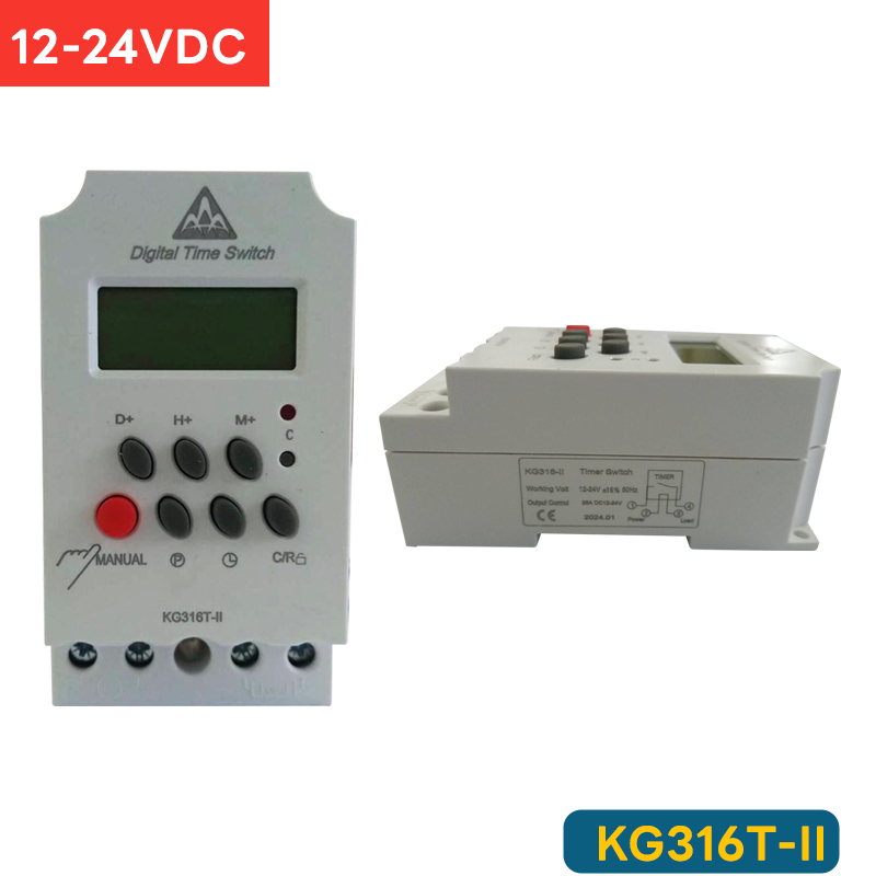 AAA ดิจิตอล ไทม์เมอร์ DIGITAL TIMER SWITCH KG316T-II 25A 12-24VDC ...