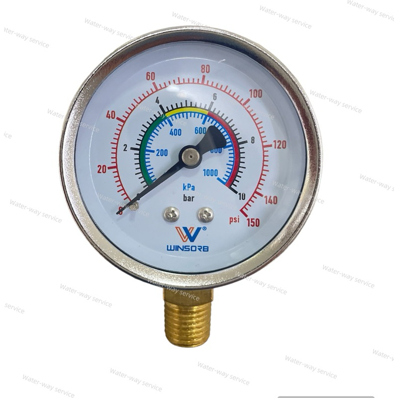 pressure Gauge WINSORE เกจวัดแรงดัน 0-150 PSI**( 10 bar) | Shopee Thailand
