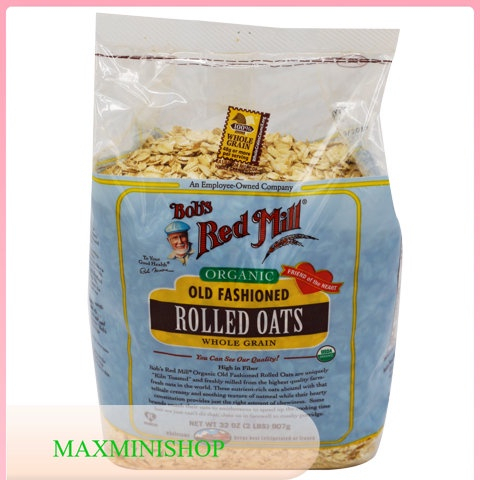 Organic Rolled Oats Regular Bob's Red Mill 907 G./ข้าวโอ๊ตออร์แกนิกแบบปกติ บ๊อบส์ เรดมิลล์ 907 G ...