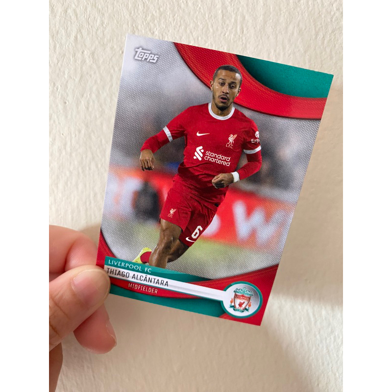 การ์ดฟุตบอล 2023-24 TOPPS LIVERPOOL FC OFFICIAL TEAM SET BASE CARD (ขาย ...
