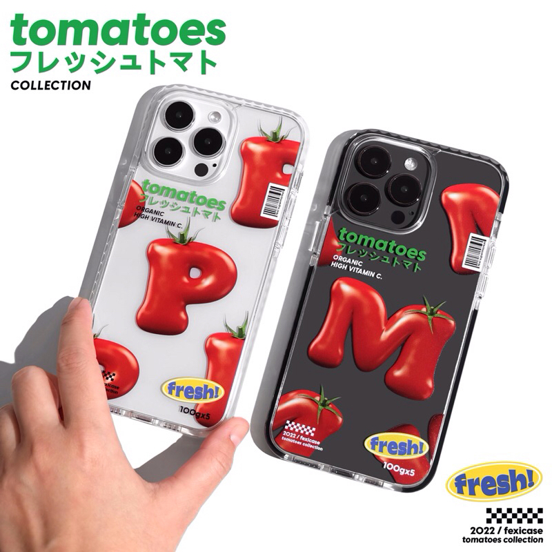 เคสไอโฟน “ Tomatoes A-Z “ iPhone Case for 12 - 16 series & Samsung S24 series. | Shopee Thailand