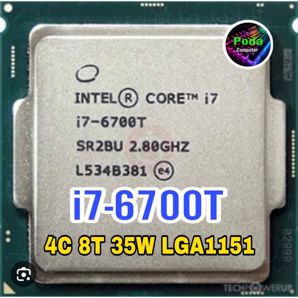 ซีพียู CPU intel i7-6700T/ i7-6700/ i7-6700K/ i7-7700/ i7-7700K/ Socket ...