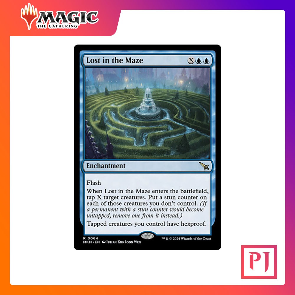 [MTG] Lost in the Maze [MKM] [BLUE] [RARE] [NORMAL] [ENG] (การ์ดเมจิค ...