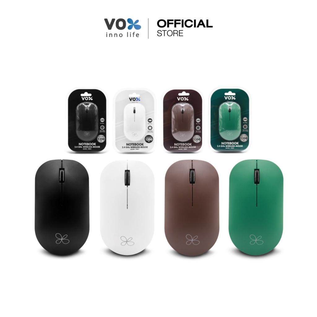 VOX Notebook Wireless Mouse รุ่น NW01 | เม้าส์ไร้สาย | Shopee Thailand