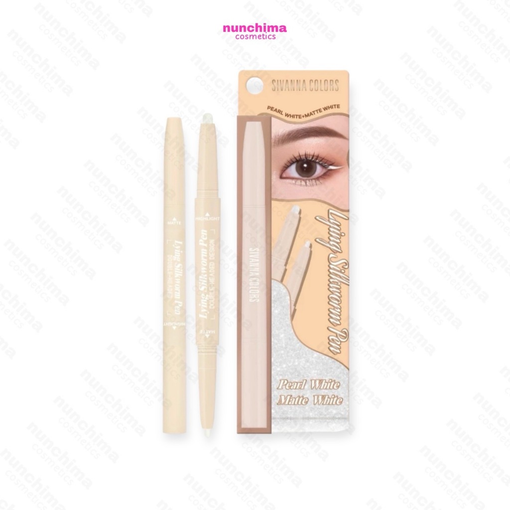 HF970 Sivanna Colors Double-Headed Lying Silk Worm Pen ซีเวนน่า ...