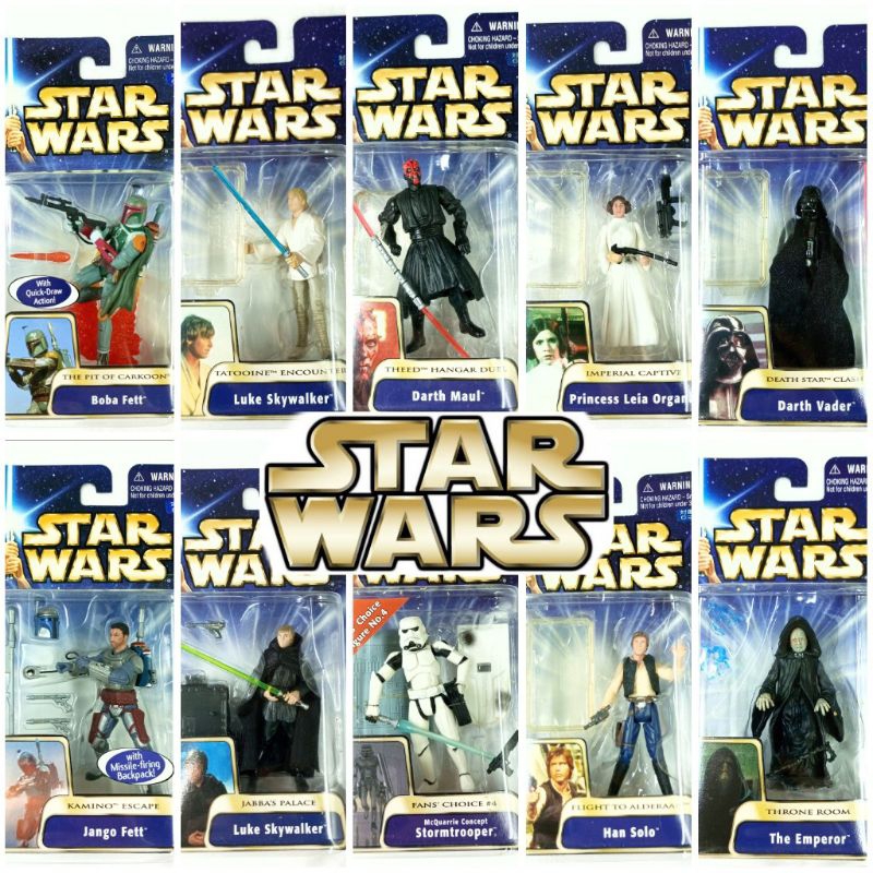 Star Wars Figure Action Hasbro Starwars Darth Vader Skywalker Leia ...